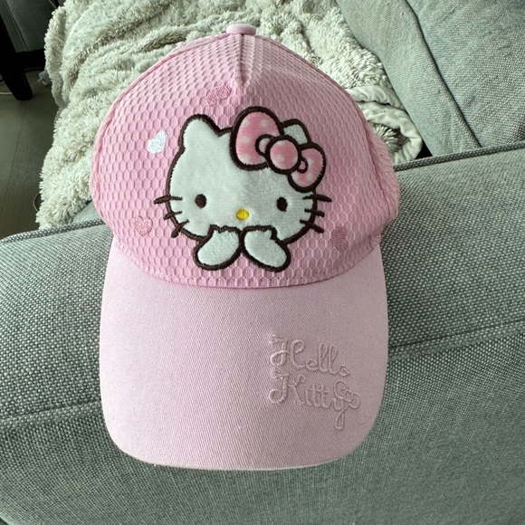 Sanrio | Accessories | Hello Kitty Pink Mesh Hat | Poshmark